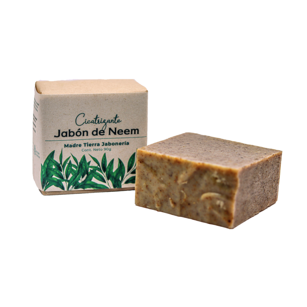 Jabón natural artesanal de neem 90gr – Madre Tierra Jabonería